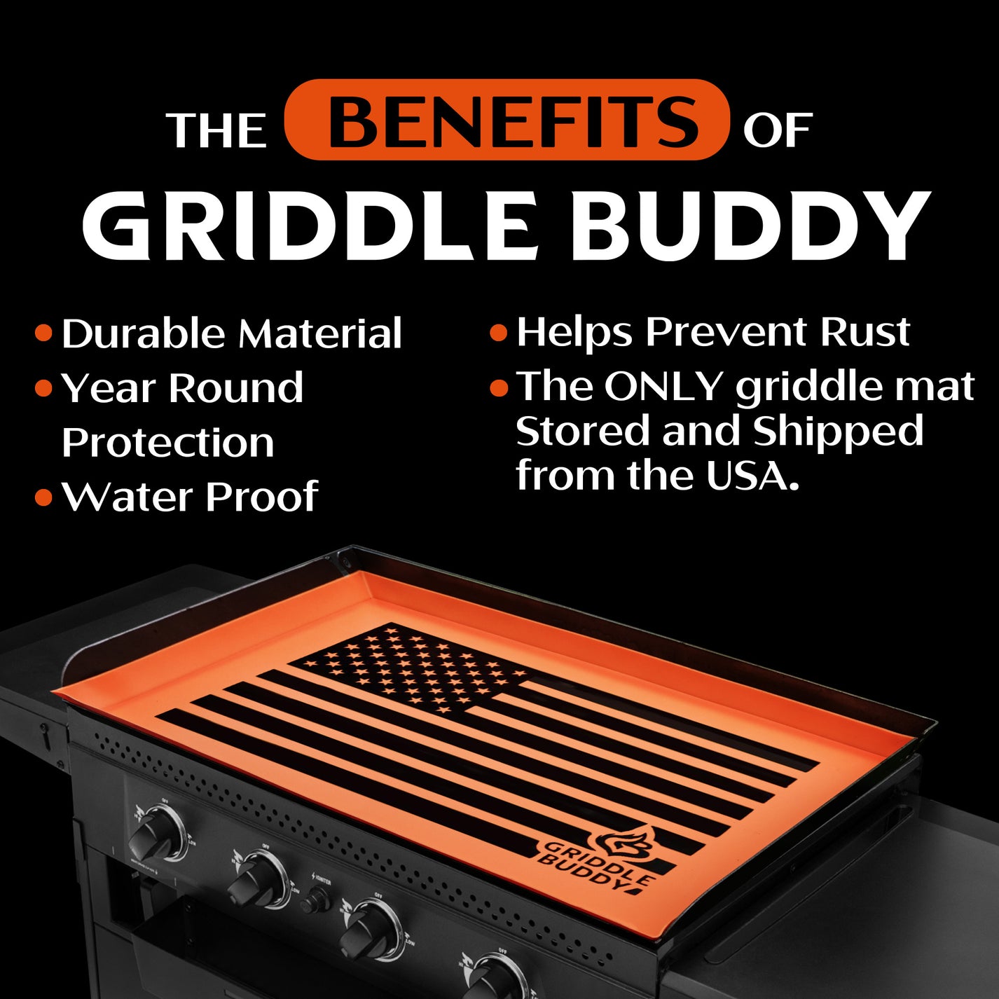 Griddle Buddy PRO: USA 36" – griddlebuddy